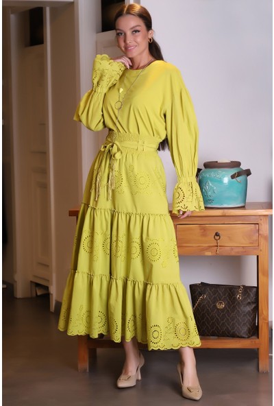 Nazen Giyim Desenli Kadın Etek 3017-2Y2 Nazen Giyim Desenli Kadın Etek 3017-2Y2