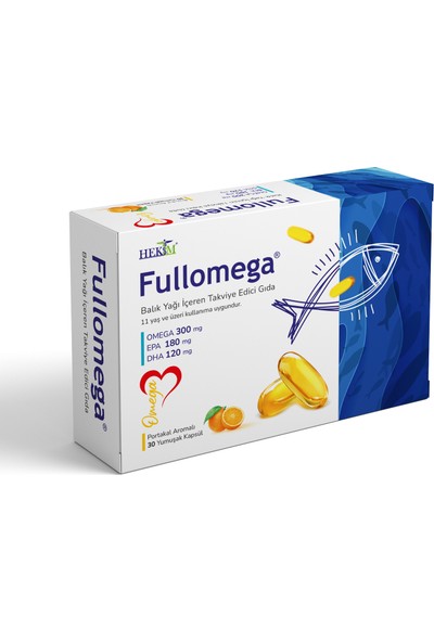 Fullomega Softgel Balık Yağı Fullomega Softgel Balık Yağı