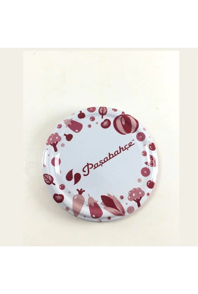 Paşabahçe Konserve Kavanoz Kapağı Kırmızı Desenli 82 mm 100 Adet