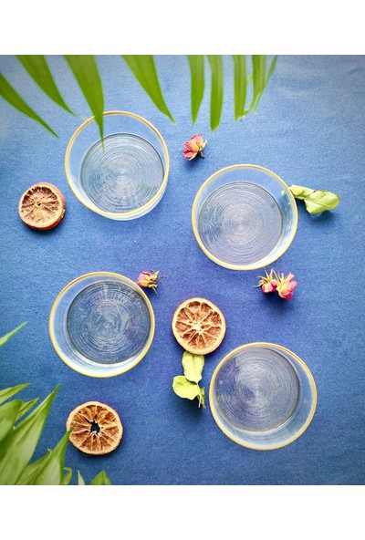 Efila Shop 4' Lü Magnolia Cup Kase Cam Magnolya Puding Tatlı Dondurma Kasesi Sunum Seti Efila Shop 4' Lü Magnolia Cup Kase Cam Magnolya Puding Tatlı Dondurma Kasesi Sunum Seti