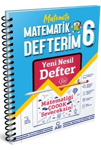Arı Yayıncılık 6. Sınıf Matematik Akıllı Defteri Arı Yayıncılık 6. Sınıf Matematik Akıllı Defteri