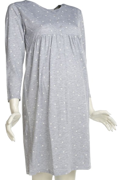 Baby Mom Emzirme Özellikli Hamile Uzun Kol Gecelik Baby Mom Emzirme Özellikli Hamile Uzun Kol Gecelik