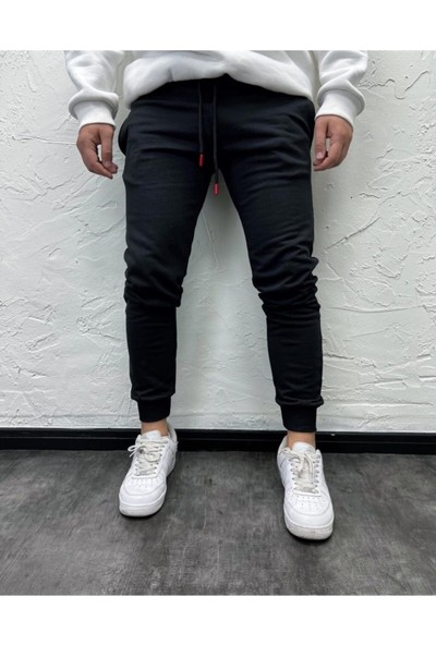 DAXİS Sportwear Company Paça Lastik Siyah Eşofman