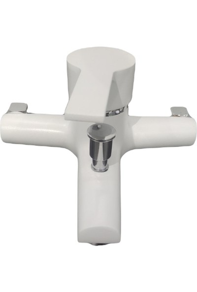 Beyaz Su Banyo Bataryası Beyaz