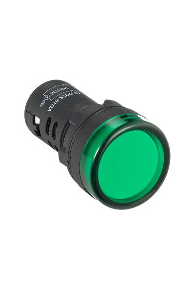 Impact 22 mm Led Sinyal Lambası 220V - Yeşil Impact 22 mm Led Sinyal Lambası 220V - Yeşil