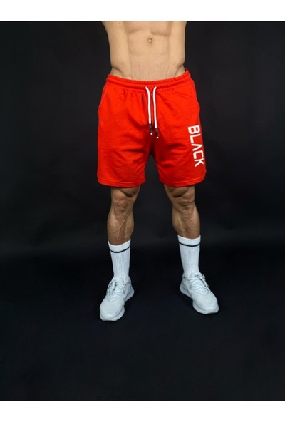 DAXİS Sportwear Company Gri Erkek Black Baskılı Regular Fit Cepli Şort DAXİS Sportwear Company Gri Erkek Black Baskılı Regular Fit Cepli Şort