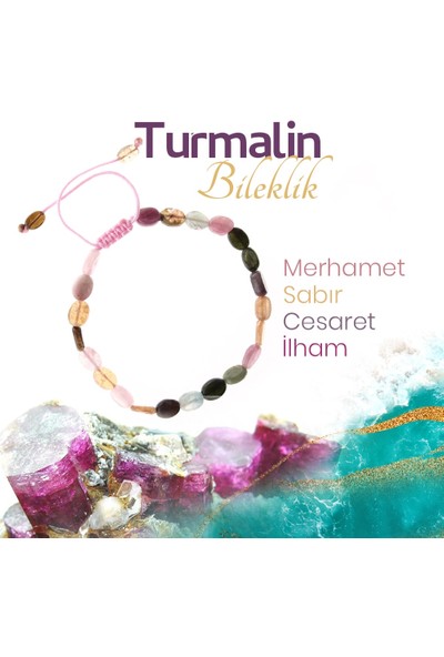 Deniz Doğal Taş Turmalin Doğaltaş Bileklik 6 Mm, B1013 Deniz Doğal Taş Turmalin Doğaltaş Bileklik 6 Mm, B1013