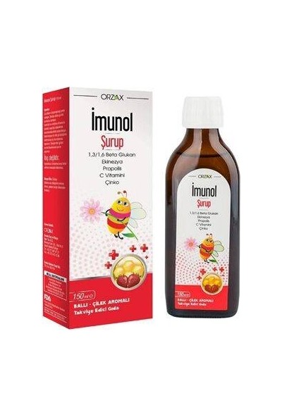Orzax Ocean Imunol Bal Çilek AROMALI150 ml Şurup Orzax Ocean Imunol Bal Çilek AROMALI150 ml Şurup