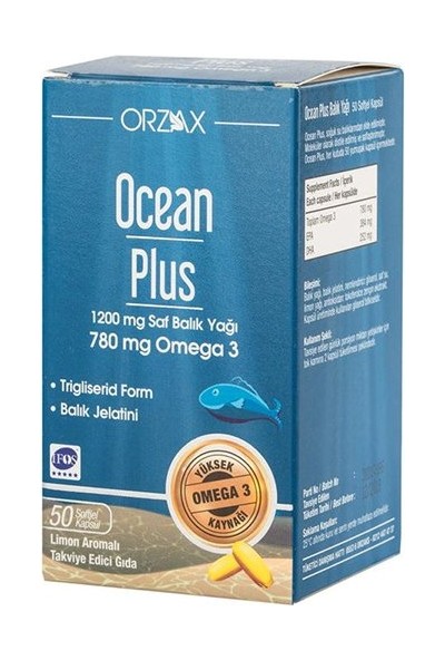 Ocean Plus 1200 Mg 50 Kapsül