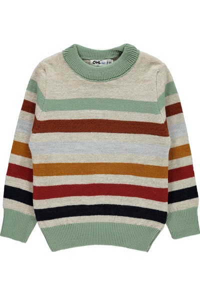 Civil Boys Erkek Çocuk Triko Kazak 2-5 Yaş Yeşil