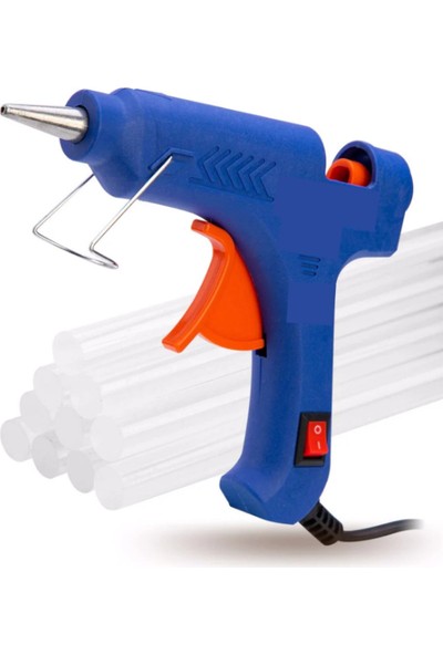 Ticaretjet 20 Watt Ince Silikon Tabancası + 10 Adet Ince Silikon Hediyeli Ticaretjet 20 Watt Ince Silikon Tabancası + 10 Adet Ince Silikon Hediyeli
