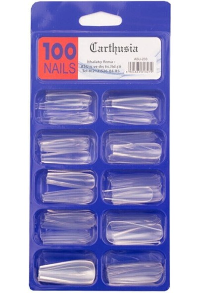 Carthusia Kutulu Balerin Protez Takma Tırnak 100'lü Carthusia Kutulu Balerin Protez Takma Tırnak 100'lü