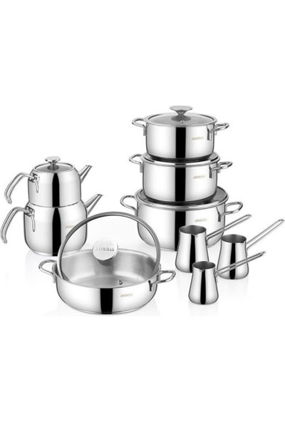 Amboss Cool 14 Parça Çelik Çeyiz Seti – COO-0243 Amboss Cool 14 Parça Çelik Çeyiz Seti – COO-0243