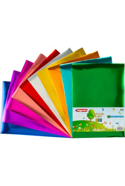 Cmk A4 Metalik Aynalı Kağıt 80 gr 10'lu Paket
