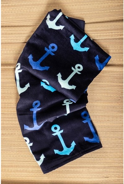 Özdilek 100 x 150 Baskılı Plaj Havlusu - Lacivert - Outlet