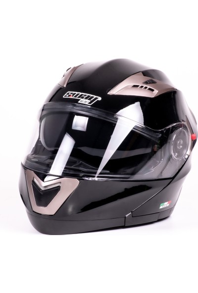 Sway Sw 925 Çene Açılır Kapalı Motosiklet Kaskı - Siyah Sway Sw 925 Çene Açılır Kapalı Motosiklet Kaskı - Siyah