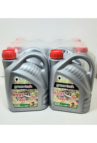 Greentech Bıçkı Yagı 3 Litre 6 Adet Greentech Bıçkı Yagı 3 Litre 6 Adet