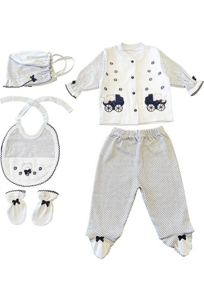 Sema Bebe 5'li Set - Mavi Sema Bebe 5'li Set - Mavi