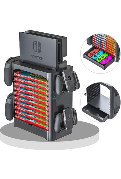 Xinh Nintendo Anahtarı Aksesuarları Depolama Braketi 10 Oyunu Disk Kart Kulesi Joycon Pro Kontrol Tutucu Nintendo Anahtarı Nes Konsol Standı | Gamepads (Yurt Dışından) Xinh Nintendo Anahtarı Aksesuarları Depolama Braketi 10 Oyunu Disk Kart Kulesi Joycon Pro Kontrol Tutucu Nintendo Anahtarı Nes Konsol Standı | Gamepads (Yurt Dışından)