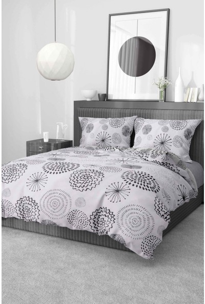 Favora Zümrüt Ranforce Stern Çift Kişilik Nevresim Takımı - Gri