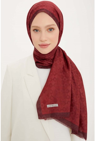Armine Marka Ipek Monogram Şal Modeli ve Renkleri Api-03 Armine Marka Ipek Monogram Şal Modeli ve Renkleri Api-03