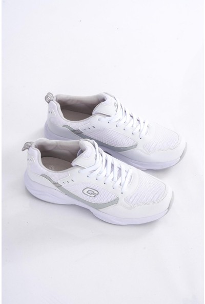 Erkek Beyaz Sneaker Yürüyüş Spor Ayakkabısı 762