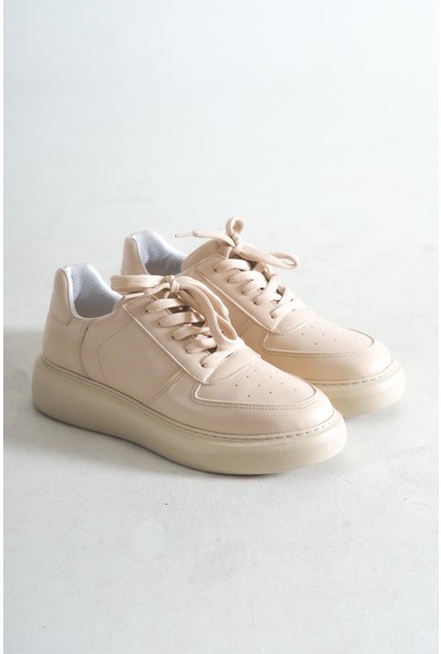 Kadın Nut Bağcıklı Sneaker Günlük Spor Ayakkabı Fdn-01