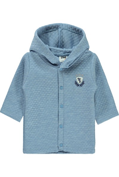 Civil Baby Erkek Bebek Kapüşonlu Hırka 3-18 Ay Turkuaz Civil Baby Erkek Bebek Kapüşonlu Hırka 3-18 Ay Turkuaz