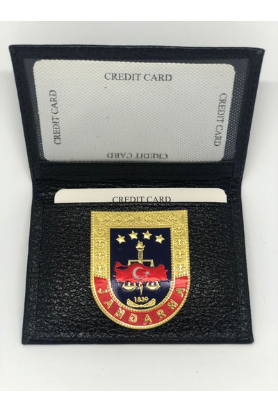 Trend Cüzdan Jandarma Rozetli Kimlik Kartlık Deri Trend Cüzdan Jandarma Rozetli Kimlik Kartlık Deri