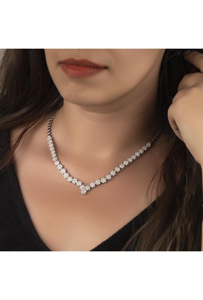 Diamine Pırlanta 5,30 Karat Koronet Takı Seti