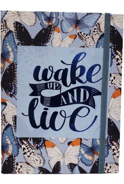 Kobal Uyan ve Yaşa Tasarımlı Lastikli Defter Kobal Uyan ve Yaşa Tasarımlı Lastikli Defter