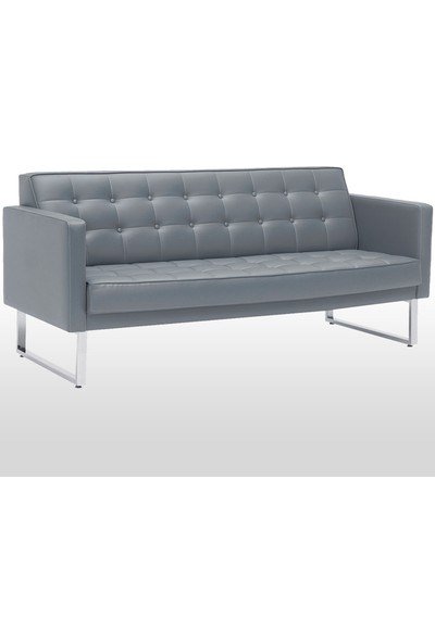 Carilo Ofis Üçlü Kanepe -Gri