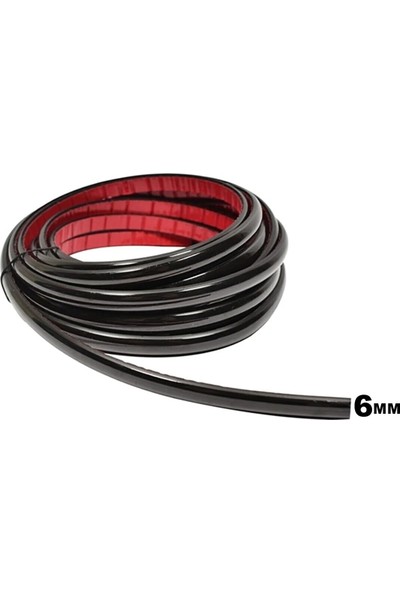 Bak Karıştır 6mm 3D Dekoratif Piano Black Siyah Nikelaj Şerit 6mm x 2 Metre Bak Karıştır 6mm 3D Dekoratif Piano Black Siyah Nikelaj Şerit 6mm x 2 Metre