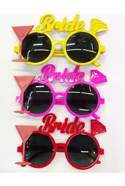 Turuncix Bride To Be Gözlük 3 Renk 3 Adet Turuncix Bride To Be Gözlük 3 Renk 3 Adet