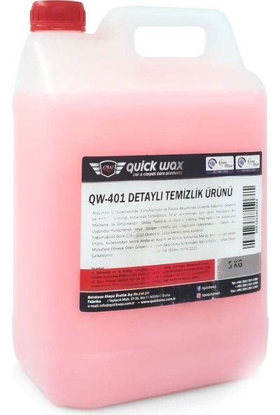 Quick Wax Quickwax Oto Detaylı Temizlik 5kg