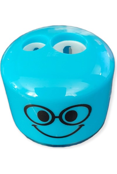 Cmk Çift Bıçaklı Atık Hazneli Emojili Kalemtraş 2573 Cmk Çift Bıçaklı Atık Hazneli Emojili Kalemtraş 2573