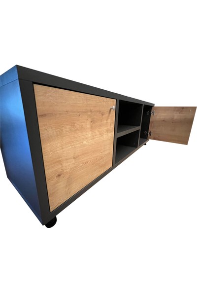 Ons 2 Kapaklı Ara Bölmeli Tv Ünitesi