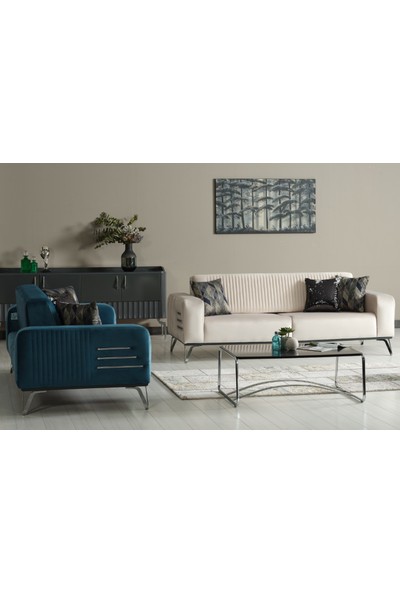 Doressa Benetha Blue Koltuk Takımı