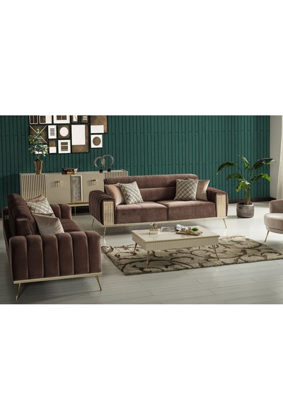 Doressa Rukh Brown Koltuk Takımı
