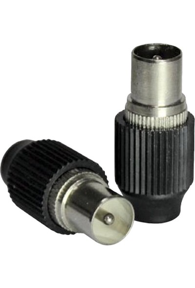 Tv Anten Fişi Erkek-Siyah Tv Anten Fişi Erkek-Siyah