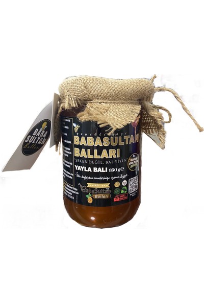 Baba Sultan Balları Organik Çiçek (Yayla) Balı 850 G Baba Sultan Balları Organik Çiçek (Yayla) Balı 850 G
