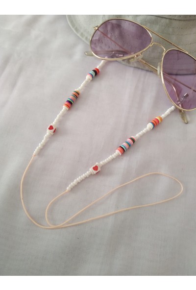 Nas Aksesuar Gözlük Askısı Beyaz