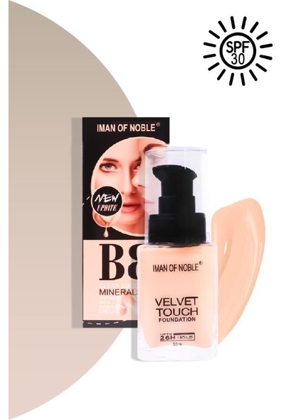 Iman Of Noble Bb Cam Şişe Fondöten 30 ml
