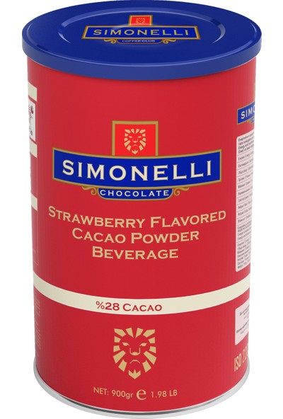 Simonelli Sıcak Çikolata Çilekli Simonelli Sıcak Çikolata Çilekli