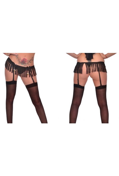 Medpride 9022 Jartiyerli Takım - Gstring ve Çorap Dahil Medpride 9022 Jartiyerli Takım - Gstring ve Çorap Dahil