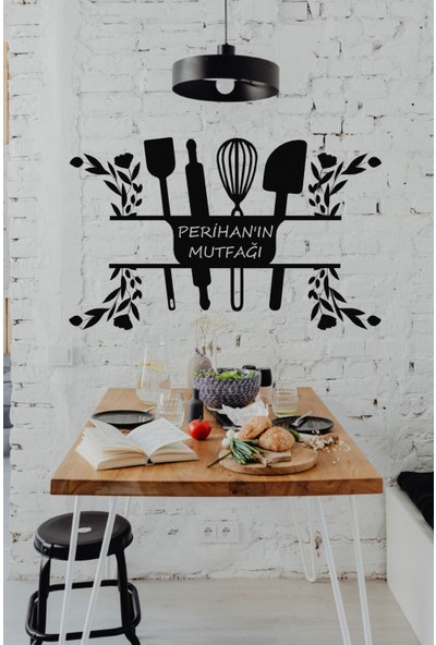 Metal Art Decoration Mutfağım ve Ben Metal Tablo Metal Art Decoration Mutfağım ve Ben Metal Tablo