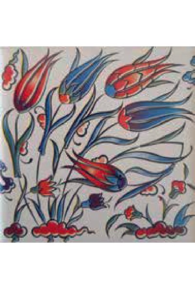 Kütahya Çini Sanayi 10X10 cm Çini Desenli Çini Seramik Karo Kütahya Çini Sanayi 10X10 cm Çini Desenli Çini Seramik Karo