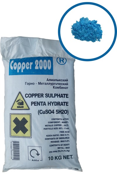 Copper Bakır Sülfat Göz Taşı 10 Kg Copper Bakır Sülfat Göz Taşı 10 Kg