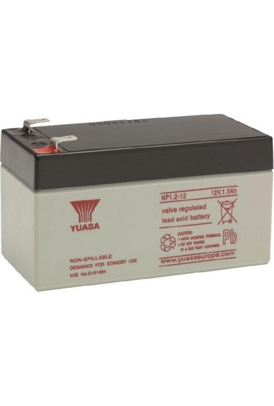 Yuasa Np1.2-12 12V 1.2AH Bakımsız Kuru Akü Yuasa Np1.2-12 12V 1.2AH Bakımsız Kuru Akü
