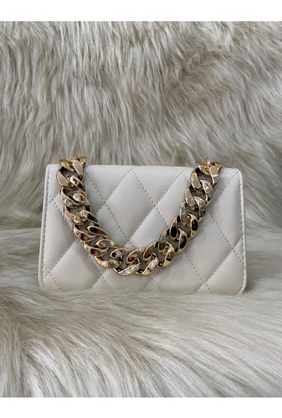 Femina Bijuteri Zincir Detay Çanta Femina Bijuteri Zincir Detay Çanta